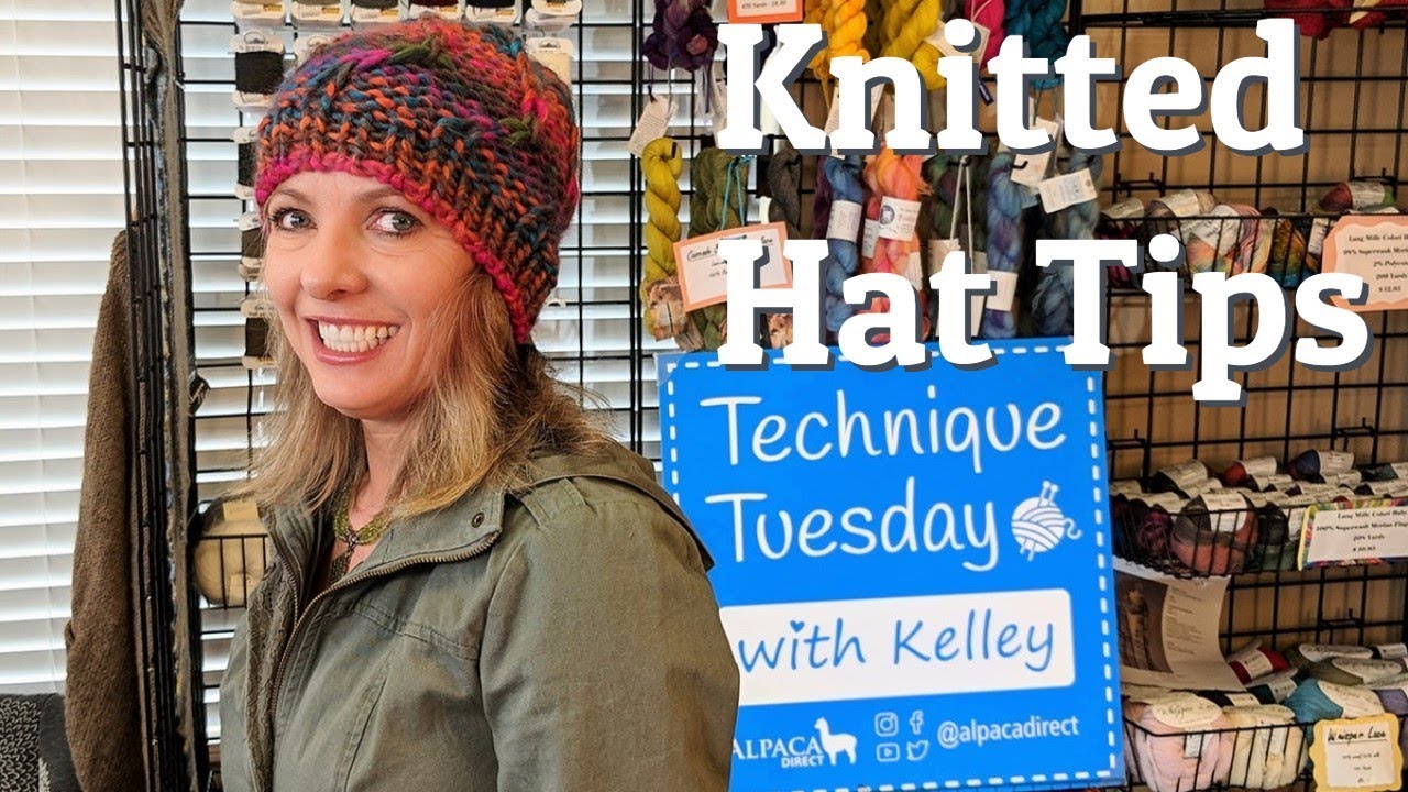 Hat Knitting Tips Using Tubular Bind-off, 1x1 Right and Left Cross, M1P ...