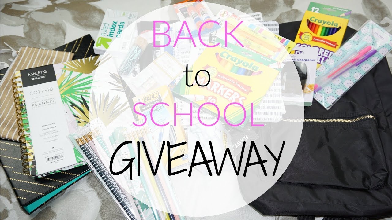 HUGE BACK TO SCHOOL GIVEAWAY (CLOSED) | BRIMARIE - YouTube