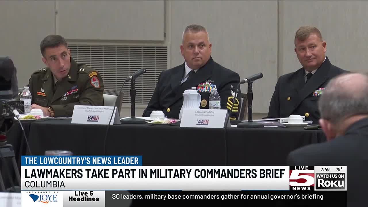 VIDEO: SC leaders, military base commanders gather for annual governor ...