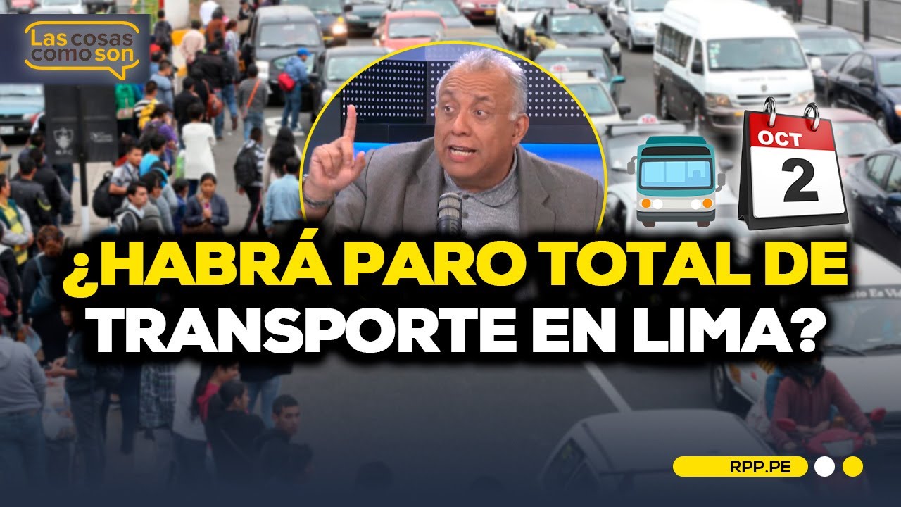 🔴 Paro de Transporte en Lima: ¿Quiénes lo acatan y quiénes no? # ...