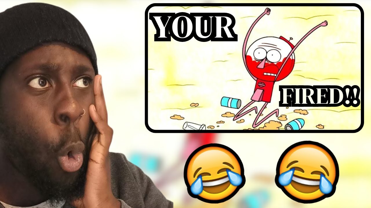 Reaction to Regular Show: Benson's Anger Compilation | 619 Reacts - YouTube