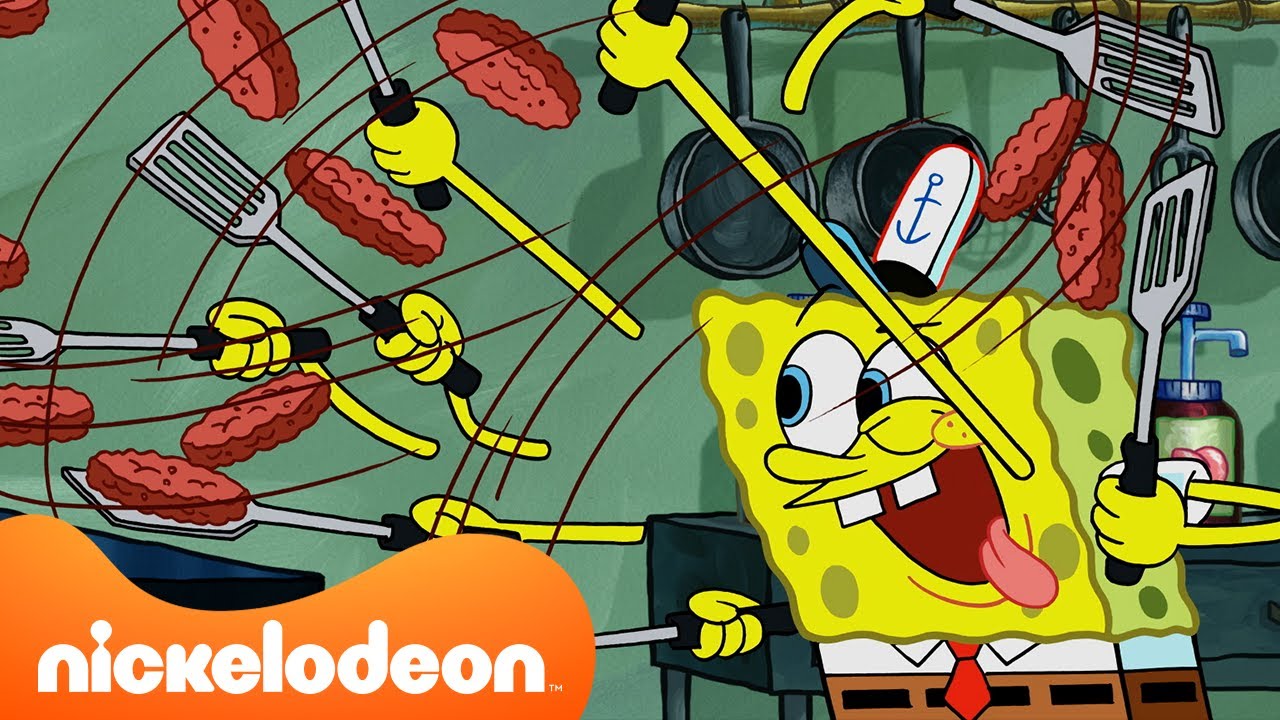 Bob Esponja | Ranking dos MELHORES Funcionários do Siri Cascudo 🍔 ...