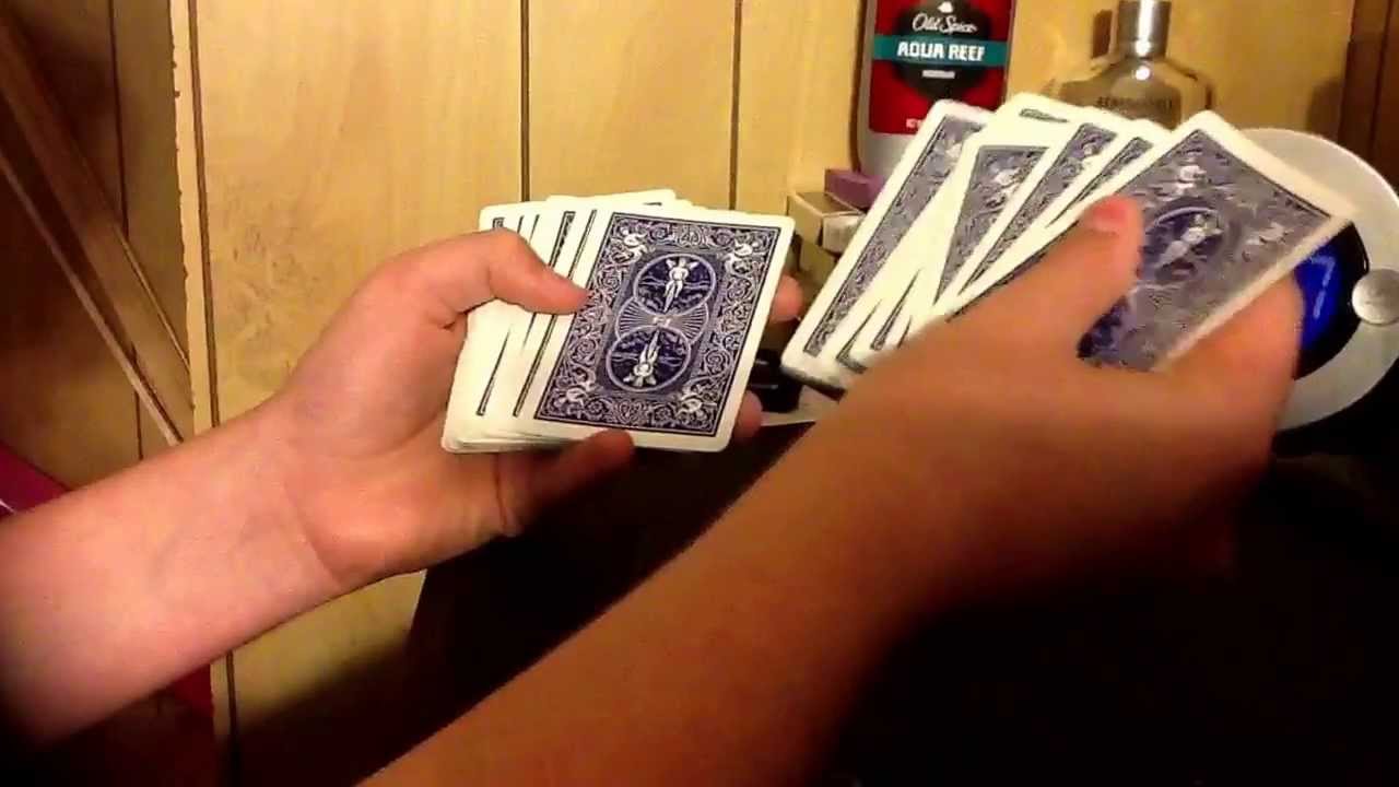 Four eights card trick! Simple. - YouTube