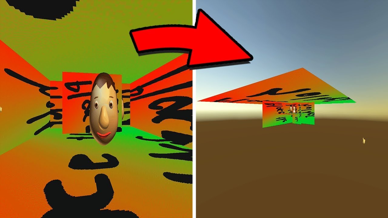 Teleporting OUTSIDE of a *SECRET* Room in NEW Baldis Basics 1.4.1b ...