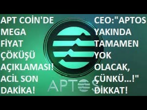 CEO:"APTOS, YAKINDA TAMAMEN PİYASADAN SİLİNECEK!"🚨"APT COİN'DE MEGA ...