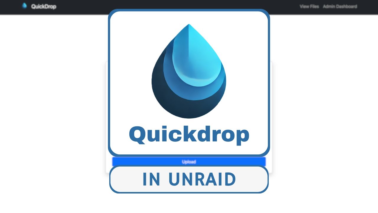 Einfaches teilen von Dateien mit QuickDrop - Unraid Tutorial | Easy Tec - YouTube