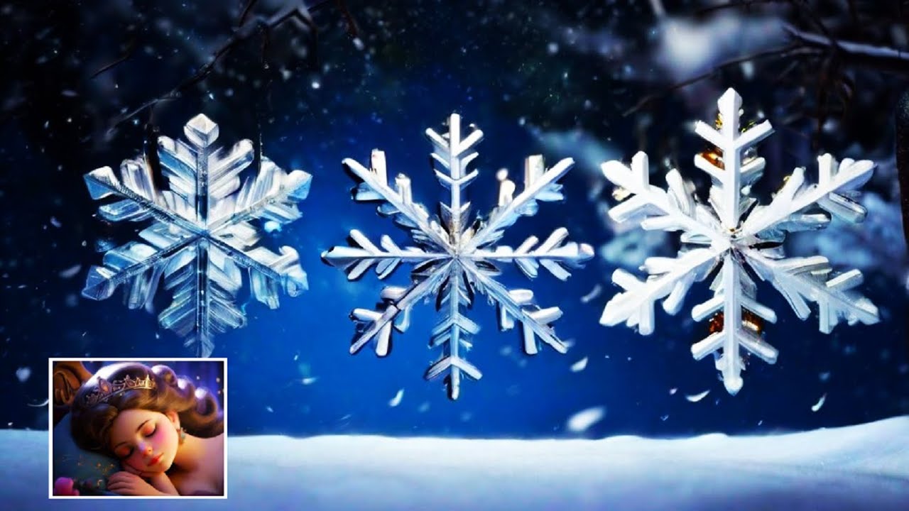 Cozy Winter Ambience. Deep Sleep with Relaxing Wind & Snow Falling ...