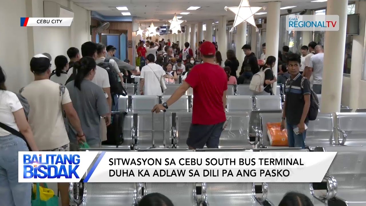 Ubay-ubay na ka mga Pasahero ang Nidagsa sa Cebu South Bus Terminal ...