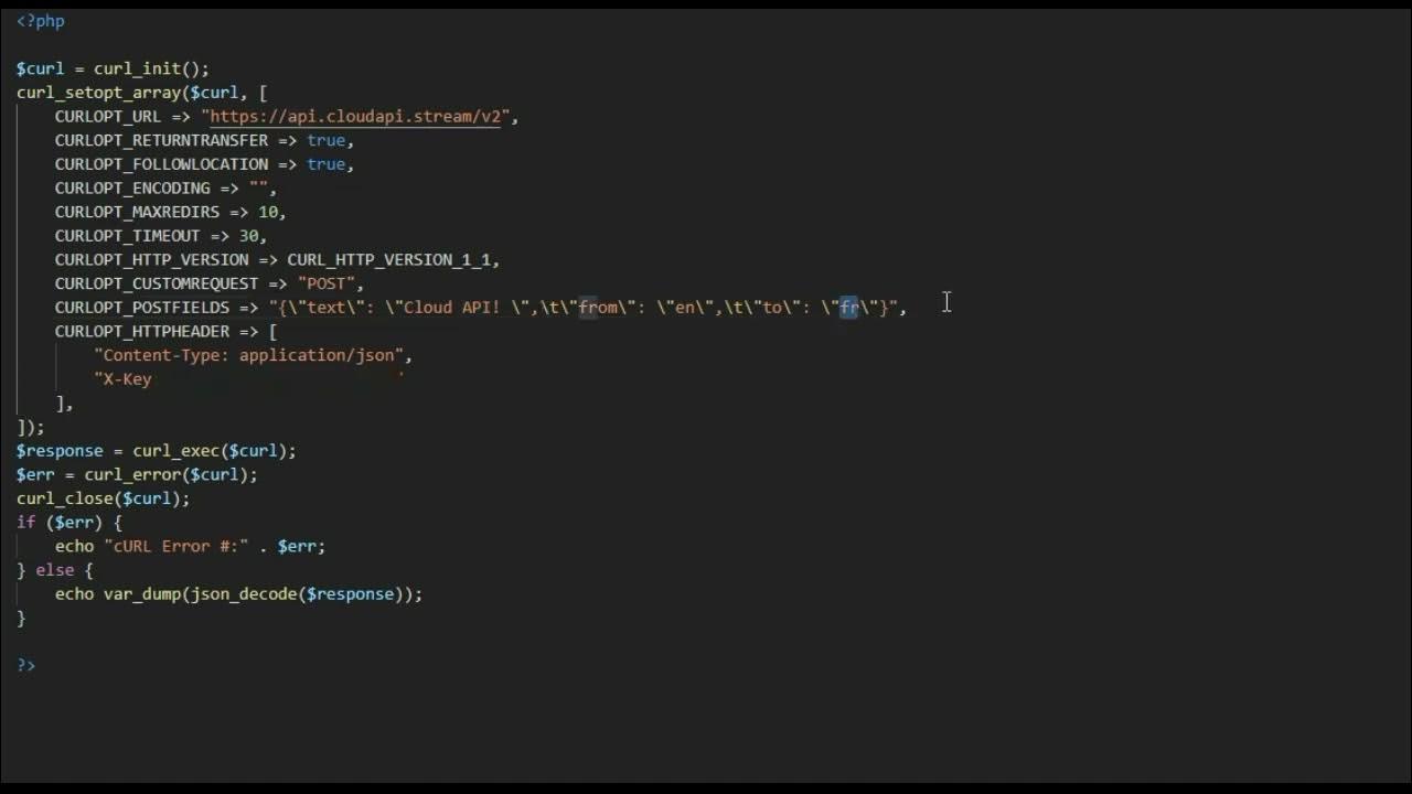 Cloudapistream Php Curl Youtube