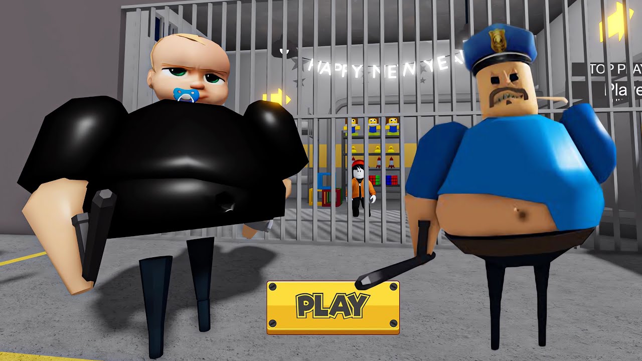 BOSS BABY BARRY'S PRISON RUN Obby New Update - Roblox All Bosses Battle ...