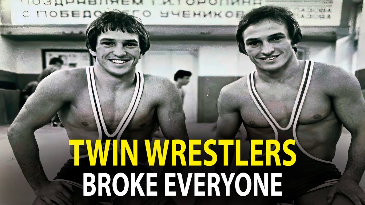 TWIN WRESTLERS BROKE EVERYONE IN THE WORLD. Olympic Champion Wrestling ...