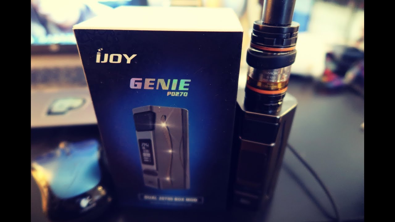 I FINALLY GOT A NEW VAPE MOD : GENIE IJOY BOX MOD - YouTube