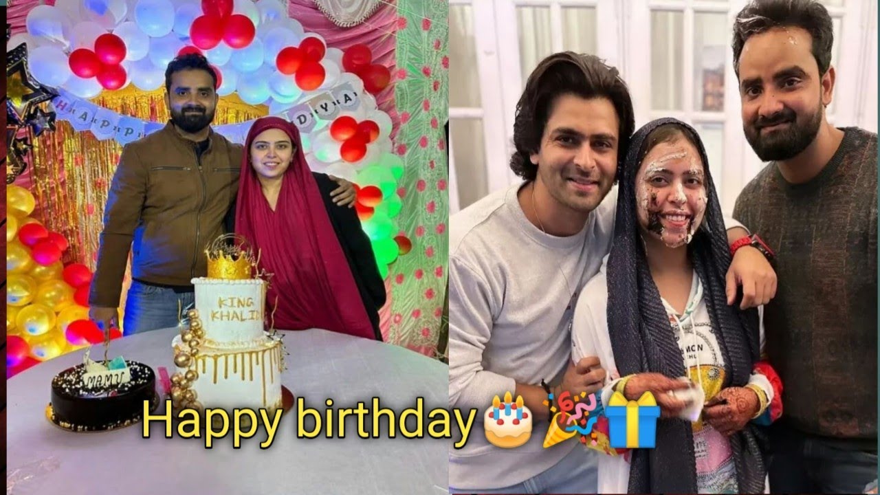 Happy birthday khalid Niyaz.. Saba ibrahim husband birthday - YouTube