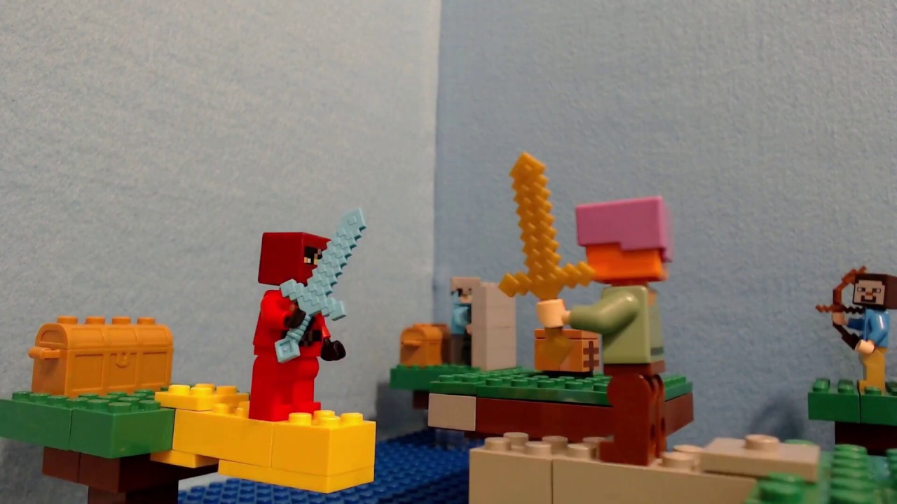 LEGO Minecraft skywars - YouTube