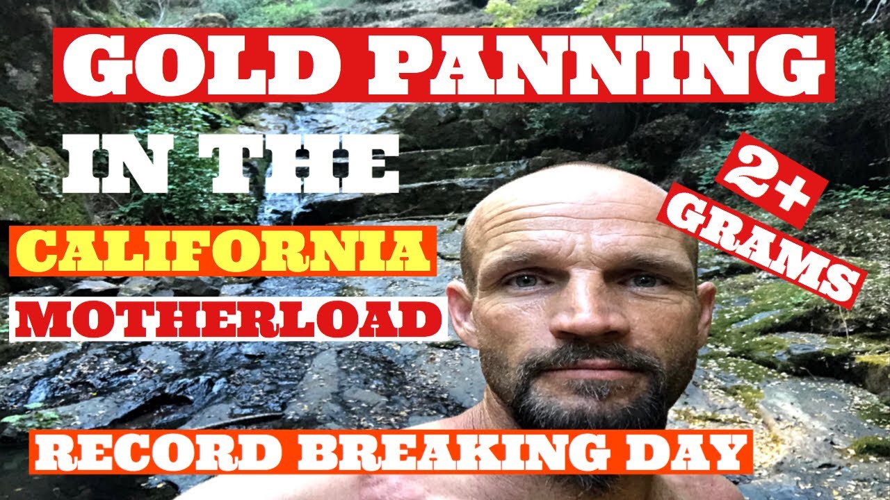 AWESOME CALIFORNIA GOLD PANNING - YouTube