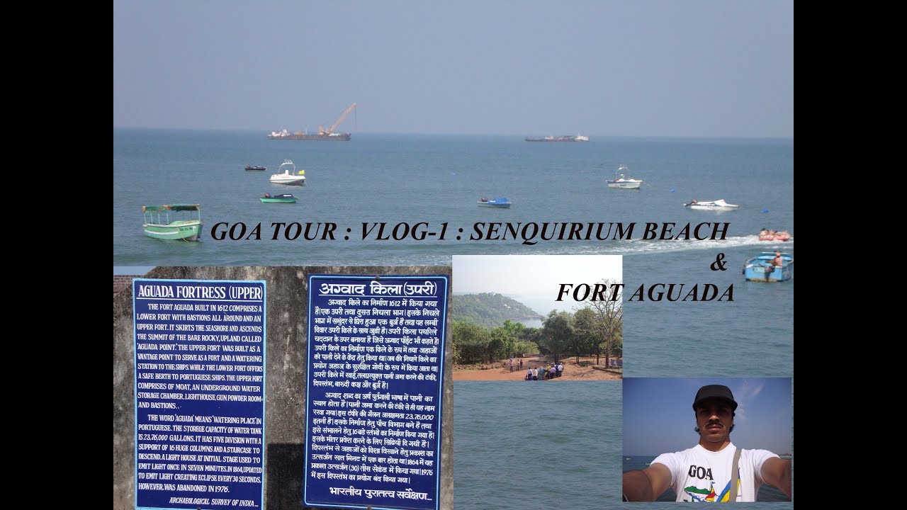 #FortAguada , #mandavi river & sea enclosed senquirium beach , #Goa ...