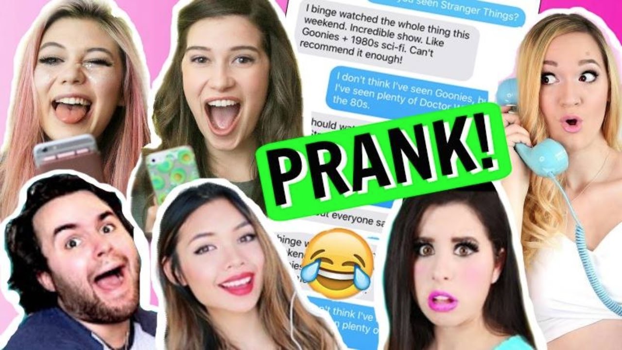Pranking YOUTUBERS with Song Lyric Texts!! (ft. Jessie Paege) - YouTube