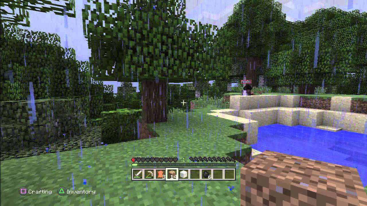 Minecraft Survival PS3 Part 1 - YouTube