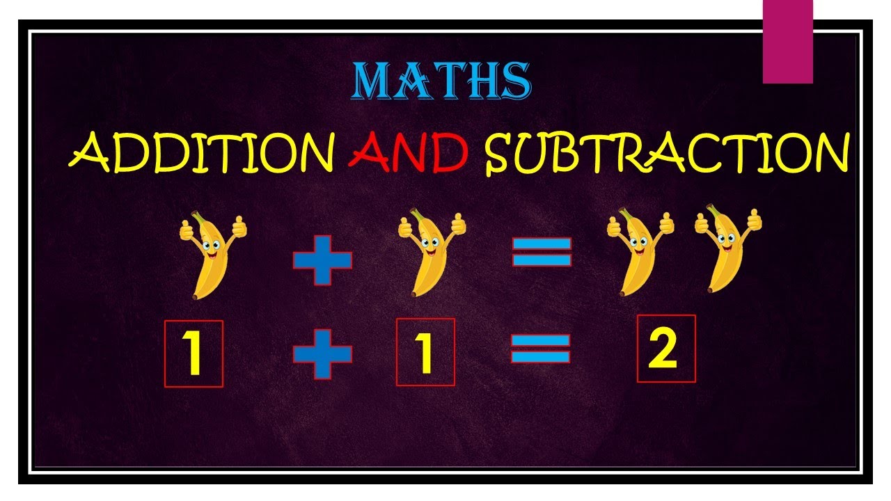 Addition and Subtraction / Animation video / Maths / Number system / G ...