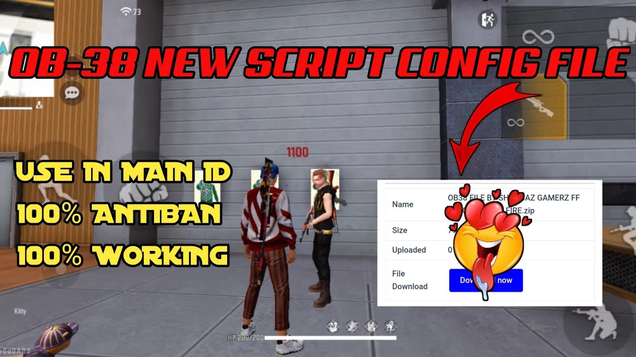 🔥OBB38 | Auto headshot config file free fire aimbot+aimlock | Headshot ...
