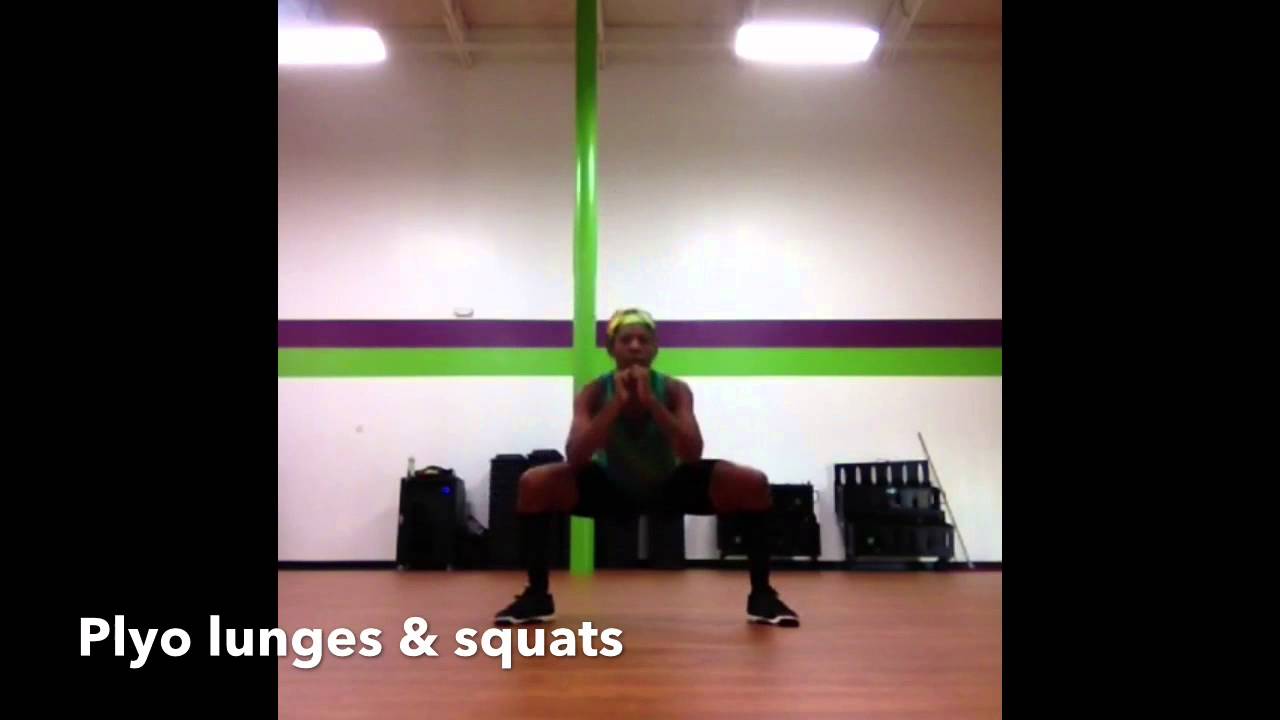 Diamond Jumps and plyo squats - YouTube
