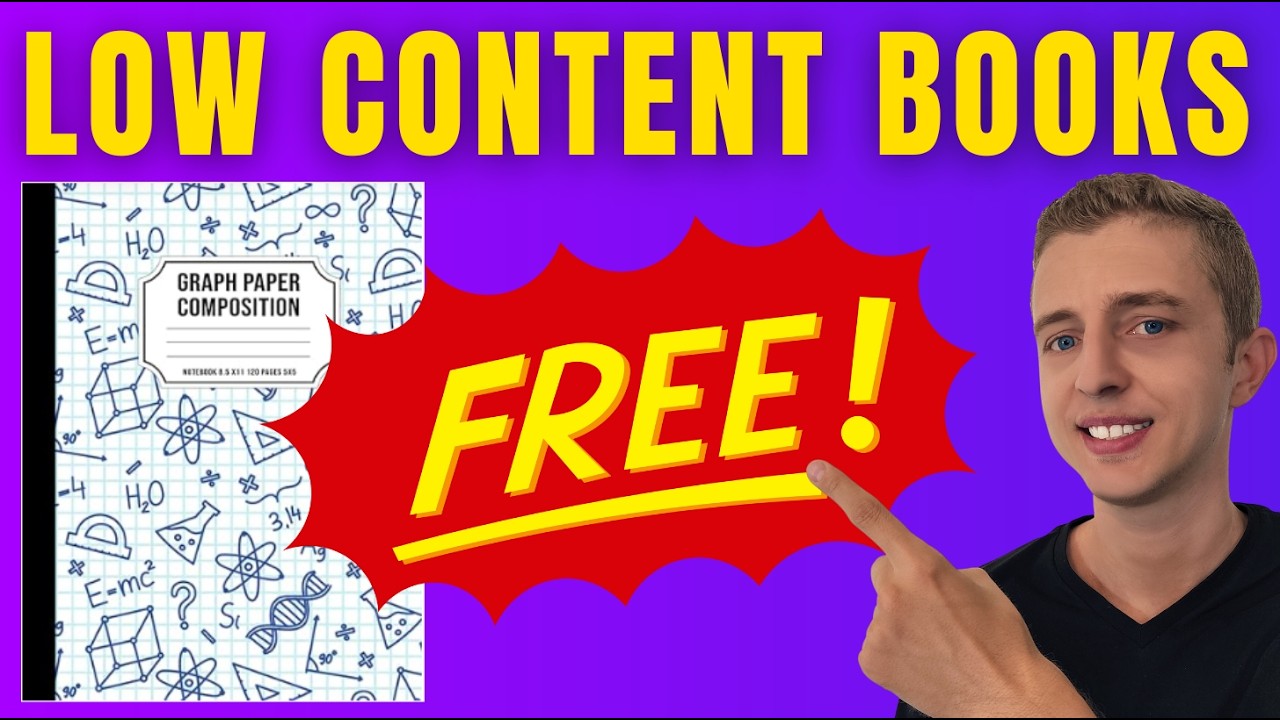 Create Low Content Books Amazon KDP with Free Tool - YouTube