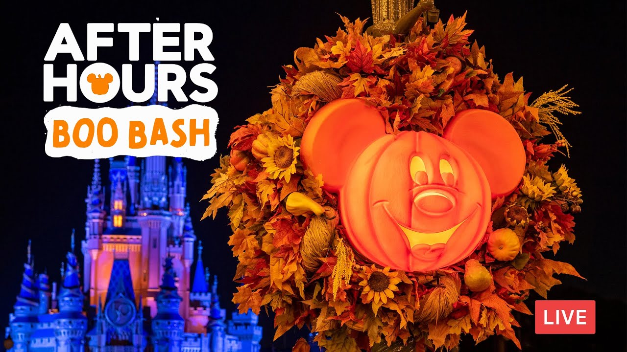LIVE: Disney After Hours Boo Bash at Magic Kingdom Park | Walt Disney ...