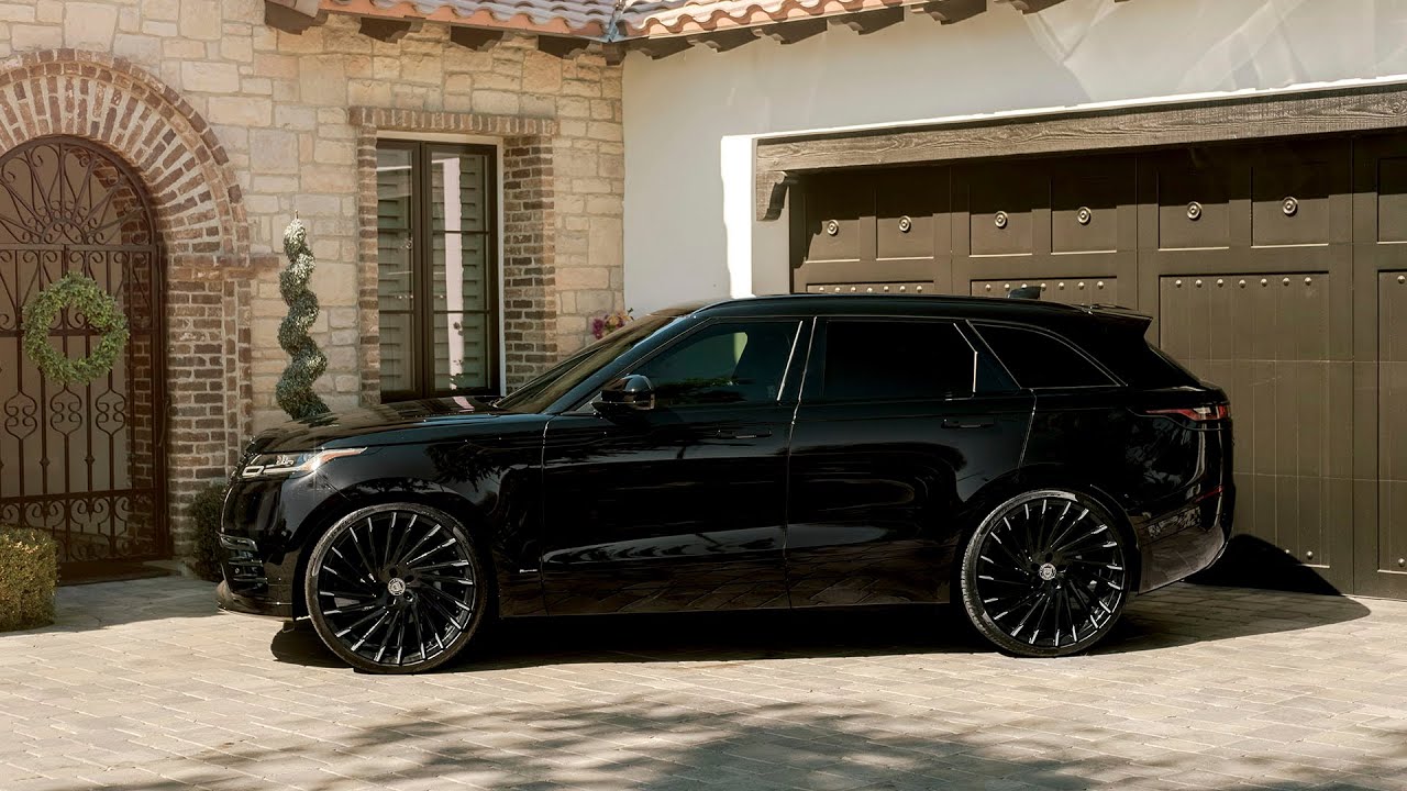 RANGE ROVER VELAR on LEXANI WHEELS Wraith MBT Finish - YouTube