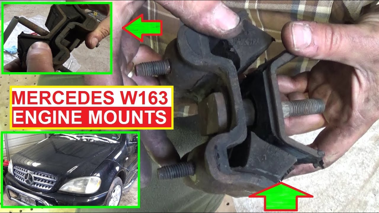 Engine Mounts Replacement Mercedes W163 ML230 ML270 ML320 ML350 ML430