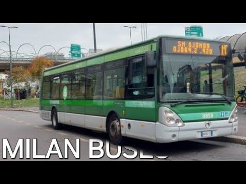 [4K] 🇮🇹 Buses in Milan / 🇮🇹 Autobus a Milano (2025)