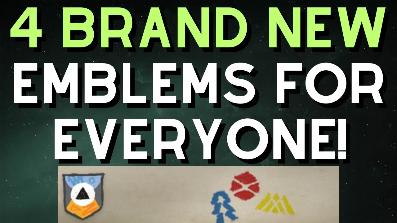 4 BRAND NEW Emblems for EVERYONE from Final Shape Collector's Edition ...