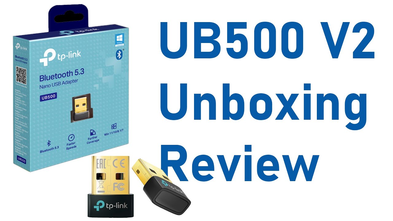 TP-Link UB500 V2 Bluetooth 5.3 Adapter (Unboxing/Review) - YouTube