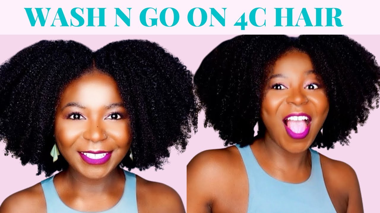 WASH N GO FOR TYPE 4 HAIR| DENMAN BRUSH WASH & GO ROUTINE - YouTube