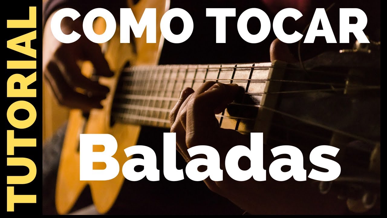 Como tocar ritmo/rasgueo balada/balada rítmica en guitarra (Fácil, sin ...