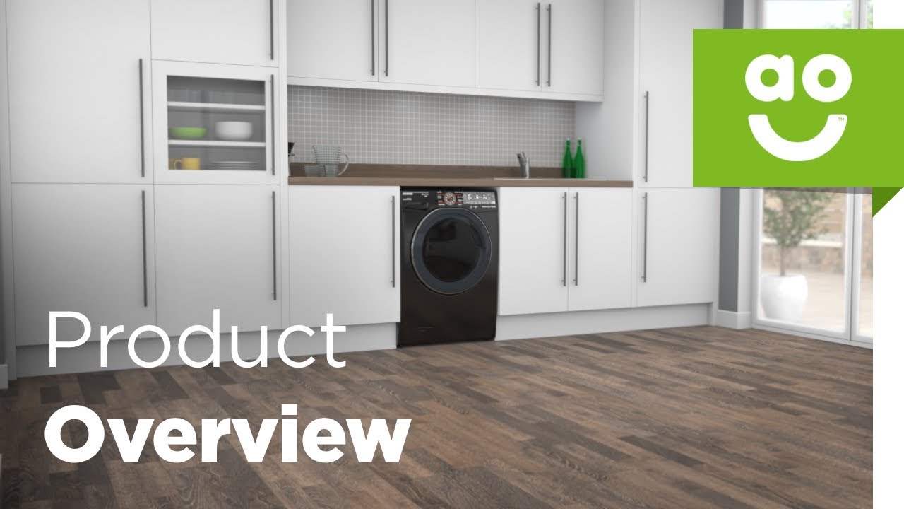 Hoover Washing Machine DWFT410AH3B Product Overview | ao.com - YouTube