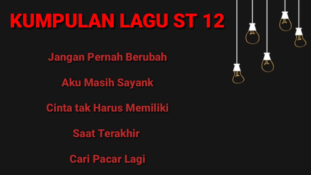 Lagu st 12 sangat populer dijamannya hingga saat ini.. - YouTube