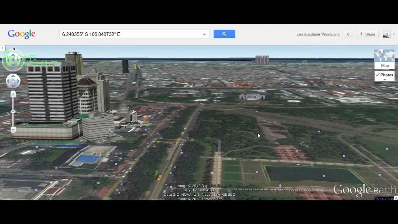 Google Maps Exploring Jakarta (Pancoran-Kuningan-Bundaran HI-Monas ...