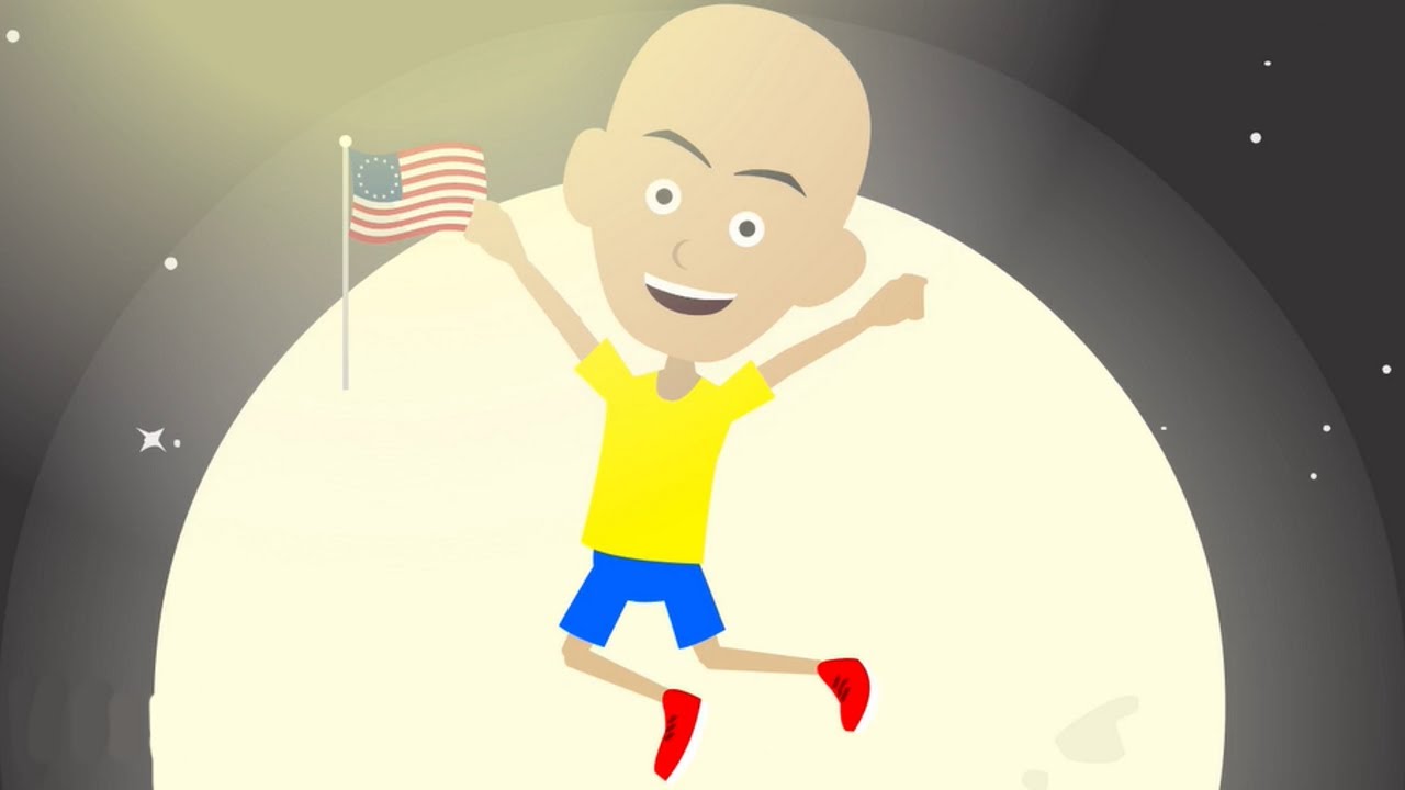 Caillou Goes to The Moon - YouTube