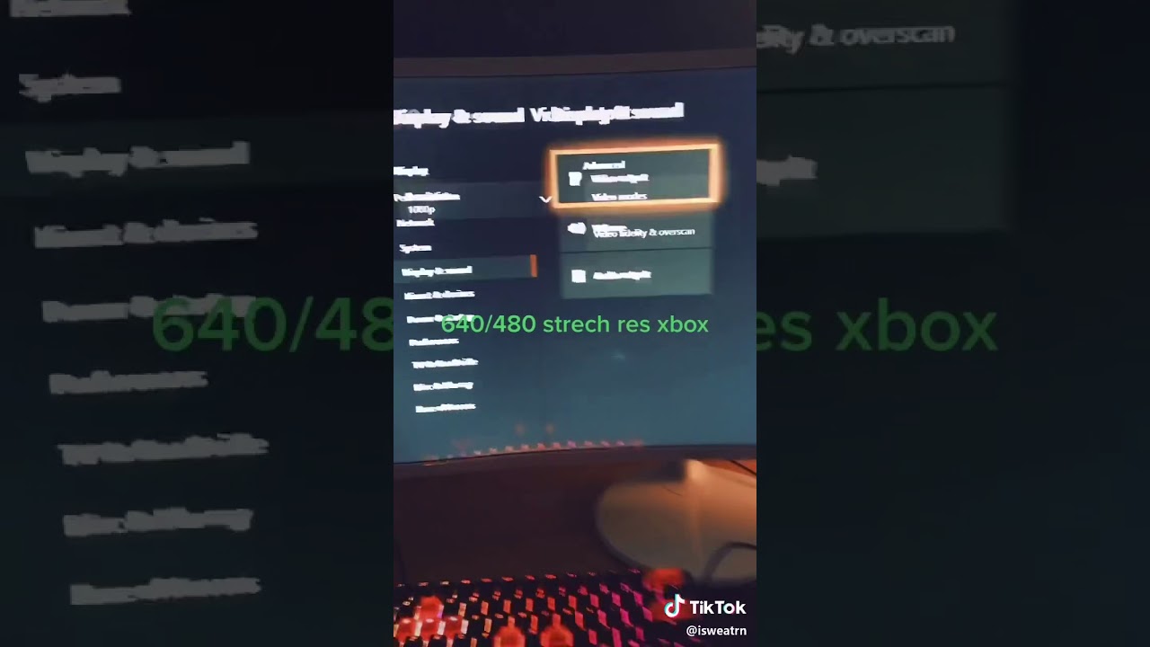 How to do stretch res on Xbox - YouTube