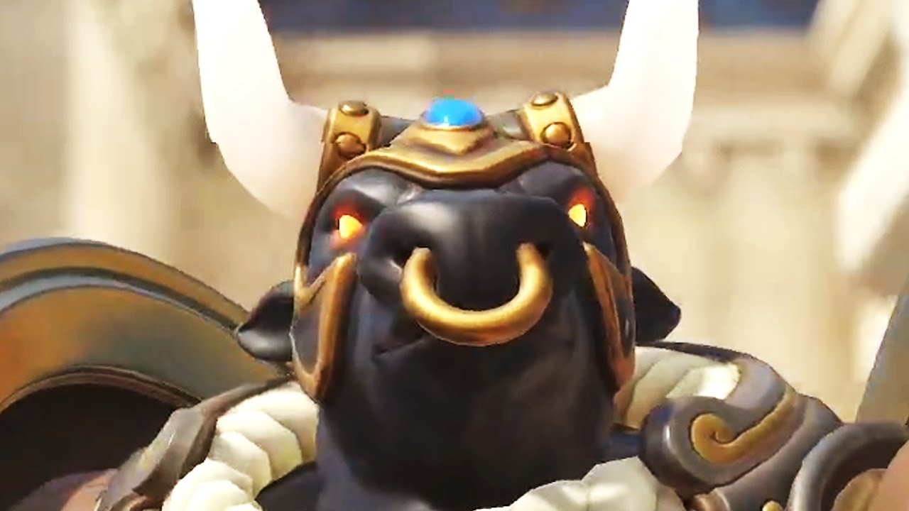 MINOTAUR REINHARDT is OP | Overwatch 2 Battle for Olympus - YouTube