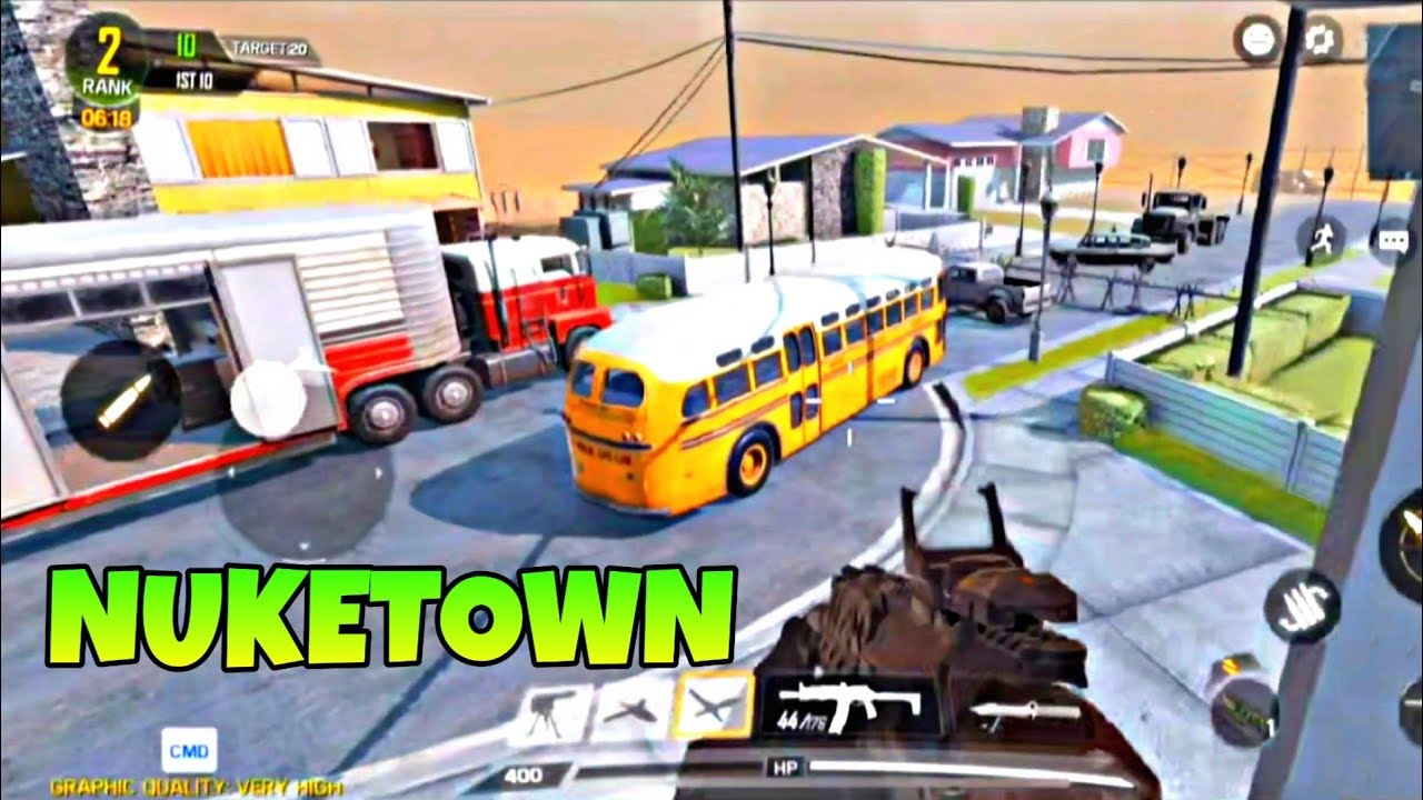 CALL OF DUTY MOBILE NUKETOWN GAMEPLAY | COD MOBILE - YouTube