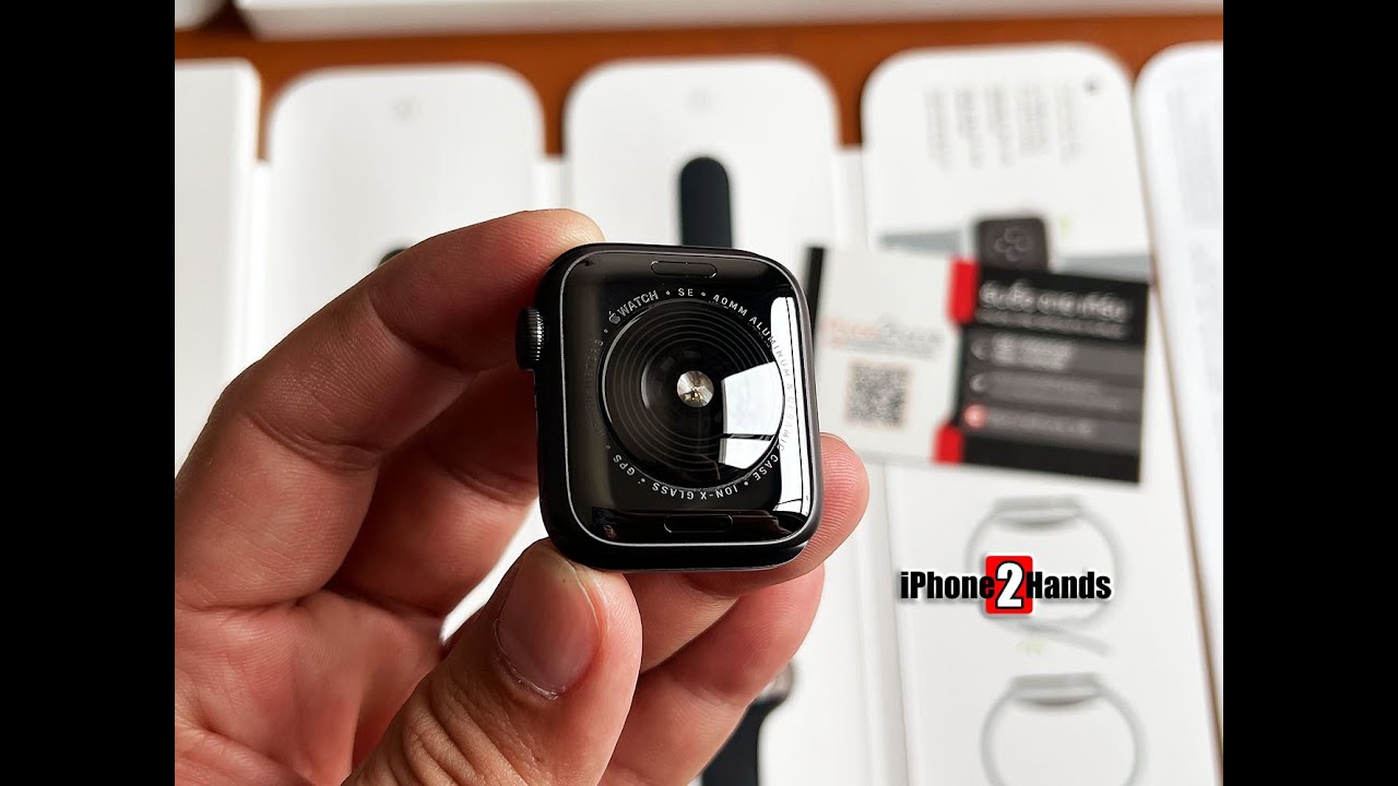 รีวิวสินค้า Apple Watch SE สีดำ 40MM GPS ศูนย์ istudio ราคาถูก - YouTube