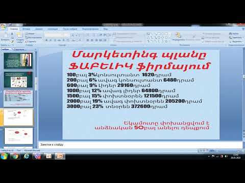 FABERLIC MARKETING PLAN