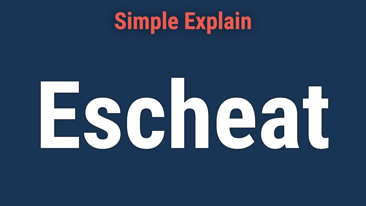 What Is Escheat? - YouTube