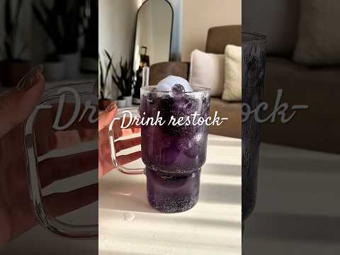 Purple drink restock 💜 #asmrsounds #asmrvideo #asmr #satisfying #satisfyingvideo #restock #reklam