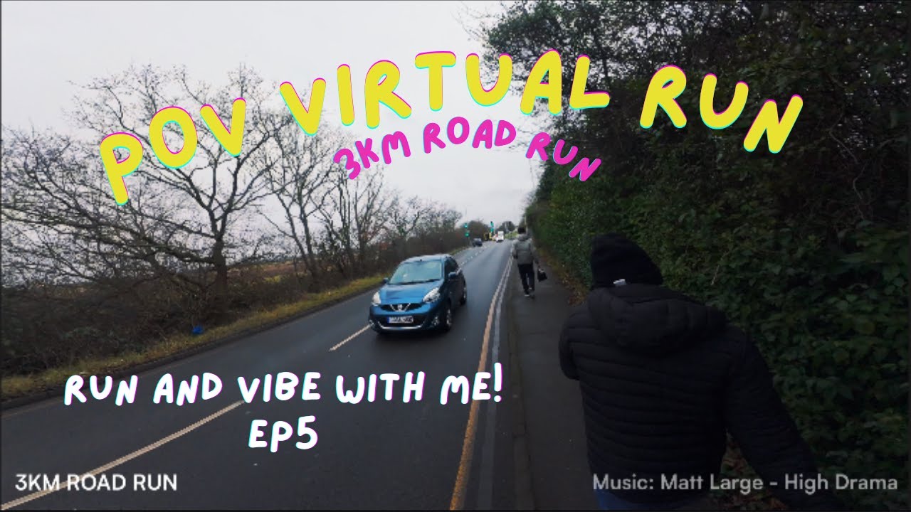 POV Virtual Run | 3KM London Road Run - YouTube