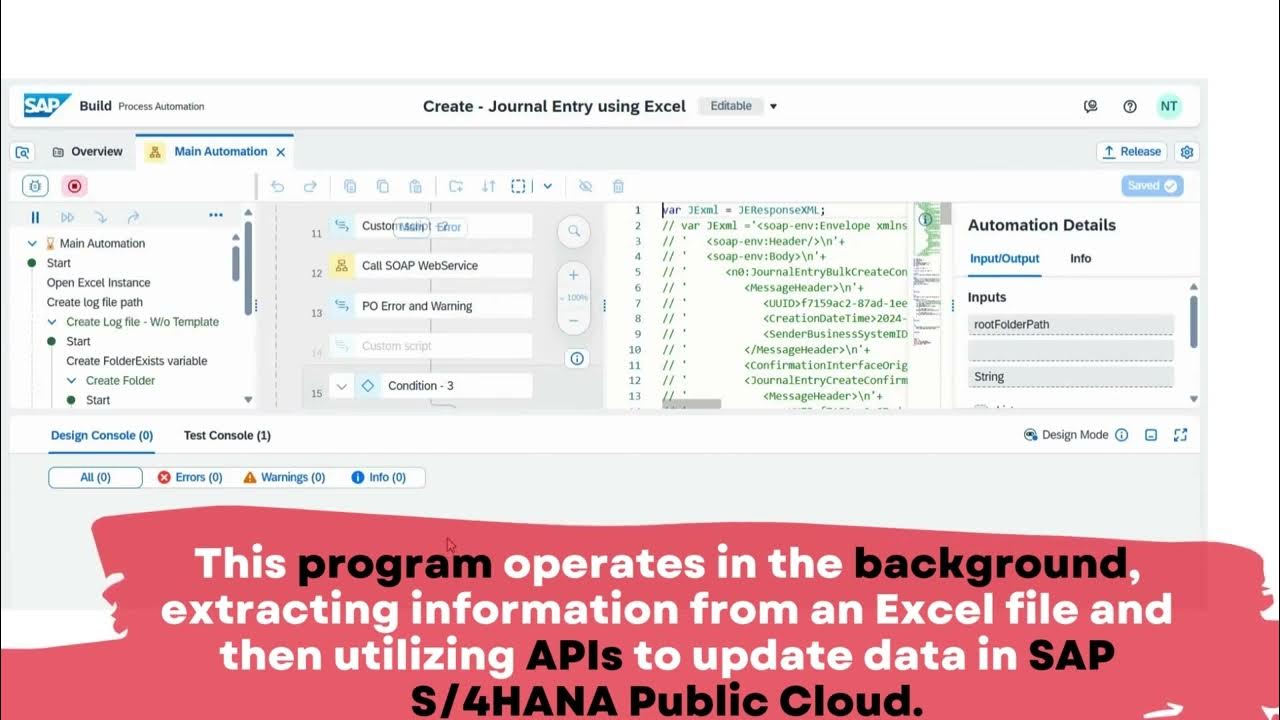Automate Journal Entry Creation from Excel in SAP S/4HANA Public Cloud ...