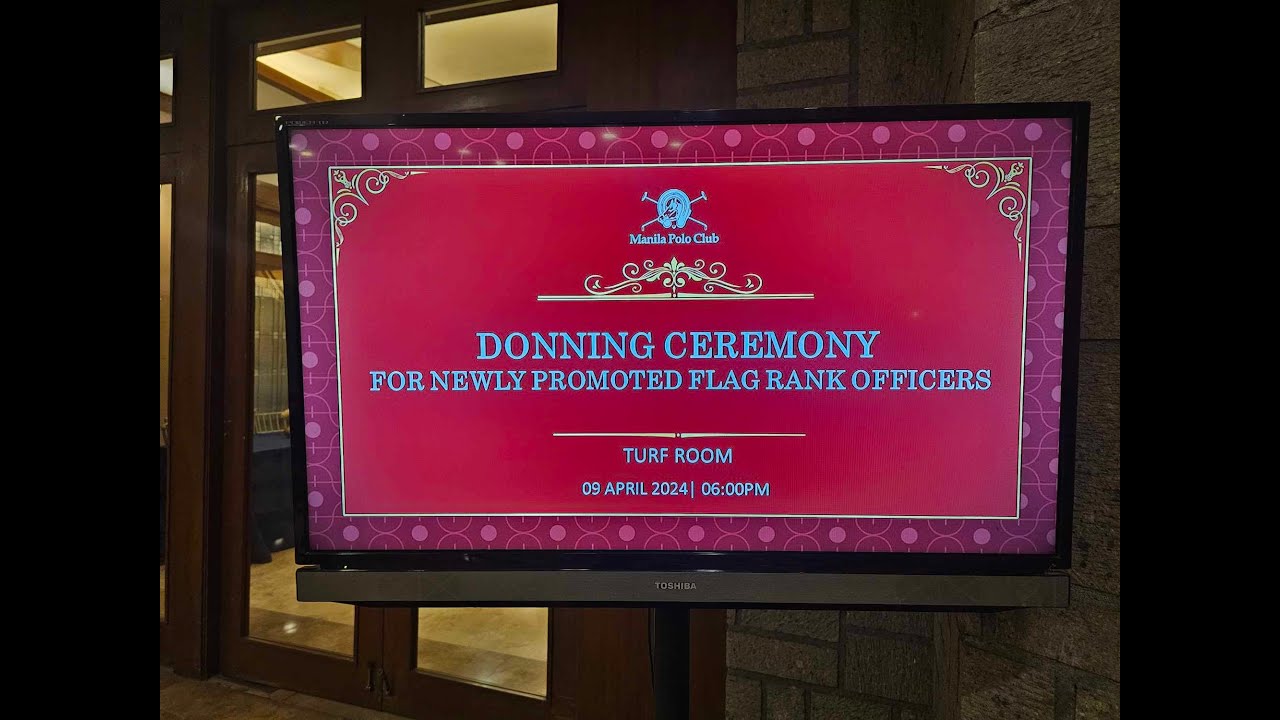 PCGA Donning Ceremony: Celebrating the Promotion of New Flag Rank ...