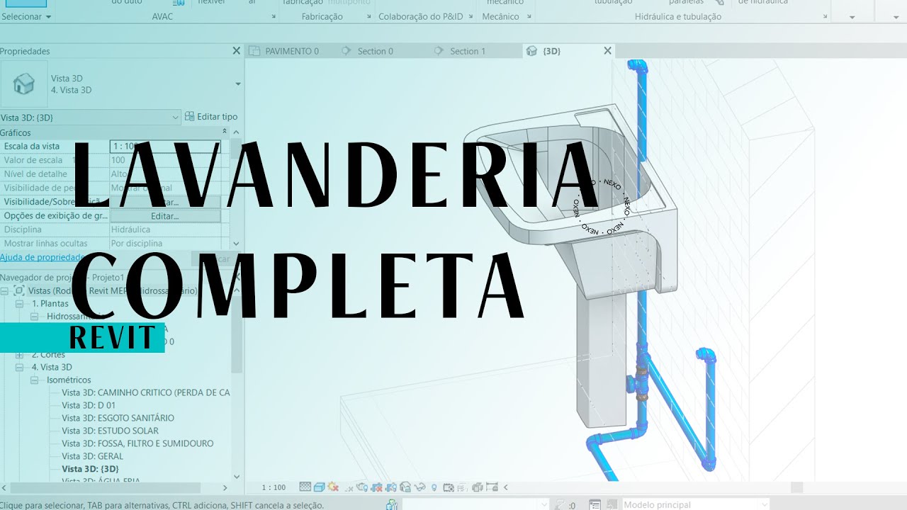REVIT - LAVANDERIA COMPLETA DO ZERO - YouTube