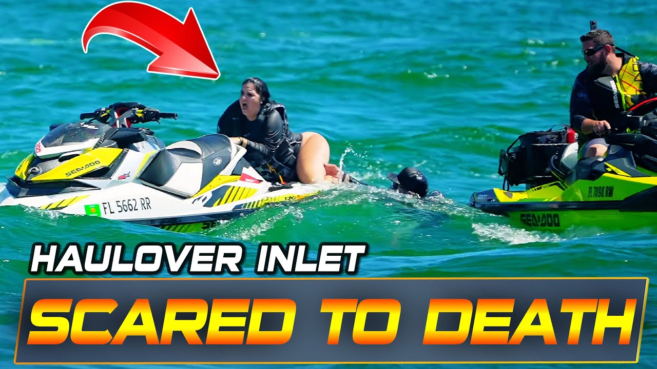 REALLY SCARY! THE GIRL ALMOST PAYS THE PRICE! HAULOVER INLET IS NO A ...